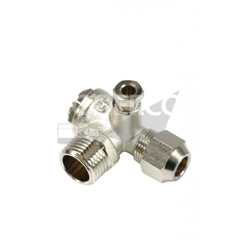 Soupape de retenue horizontale mâle avec bicône